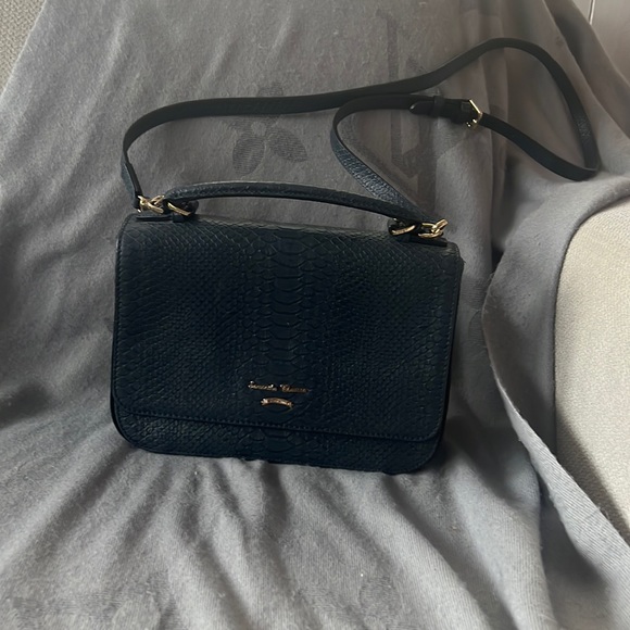 Samantha Thavasa | Bags | Structured Shoulder Bag On Rich Navy With ...